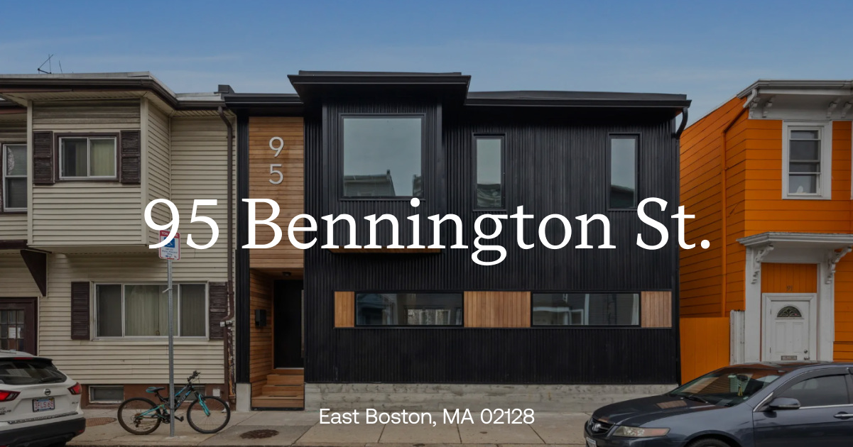 95Benn: Stylish East Boston Home w/ Income Potential